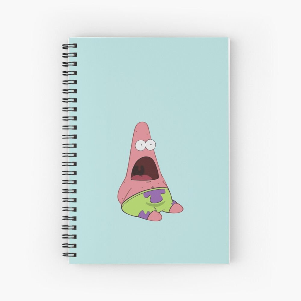 "patrick star meme spongebob" Spiral Notebook by hala- | Redbubble
