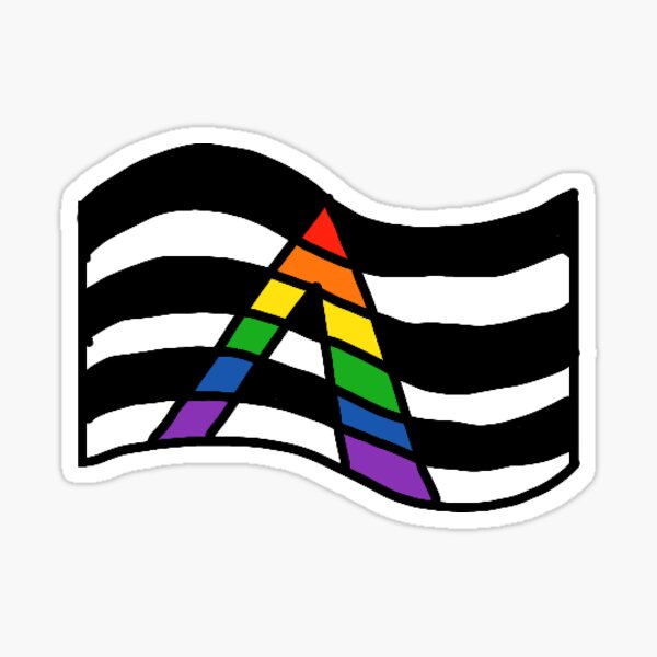 "Straight Ally Flag" Sticker for Sale by sarahwelker | Redbubble