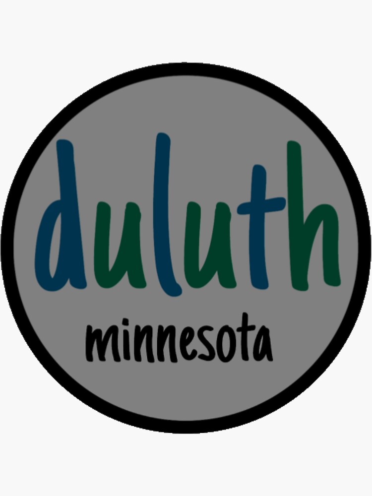 "Duluth Minnesota sticker " Sticker by mckenna-moran | Redbubble