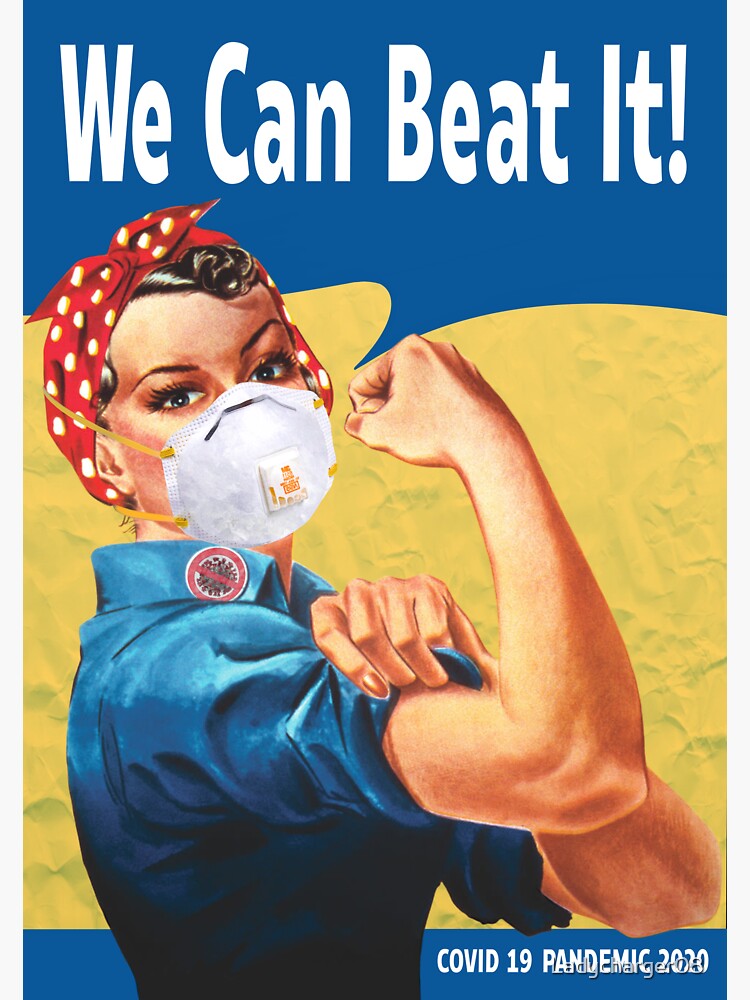"We Can Beat It!" Sticker for Sale by Ladycharger08 | Redbubble