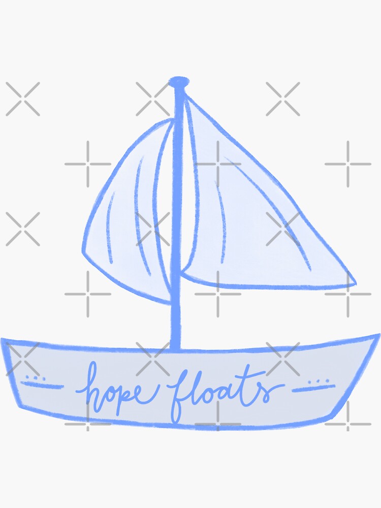 "Hope floats" Sticker for Sale by jacquelyncarter | Redbubble