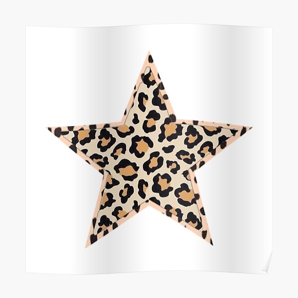 "Cheetah Star" Poster for Sale by lanabohbana | Redbubble