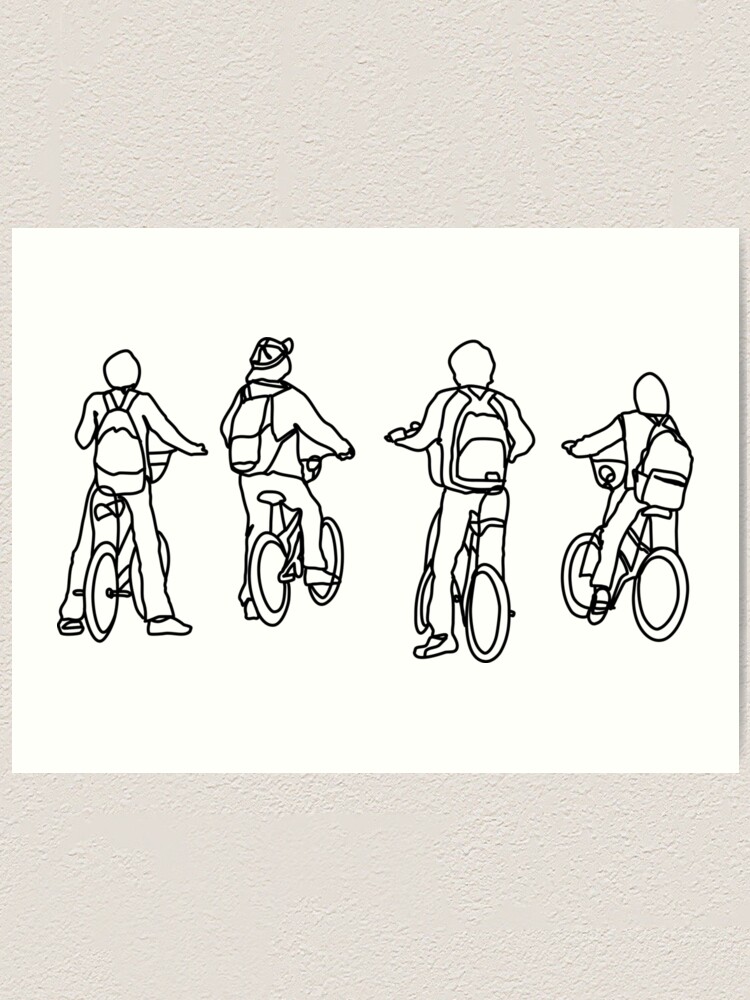 "Stranger Things Inspired Line Art" Art Print for Sale by Sticable ...