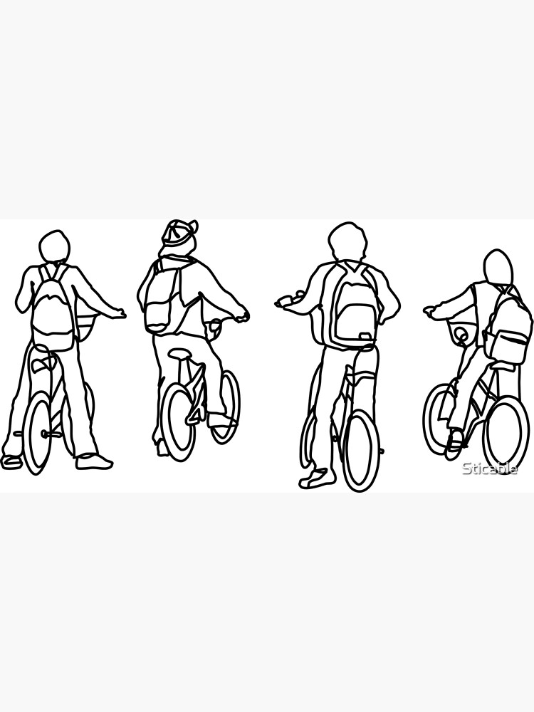 "Stranger Things Inspired Line Art" Poster by Sticable | Redbubble