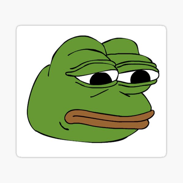 "Pepe The Frog - Meme Frog" Sticker by Callum0414 | Redbubble