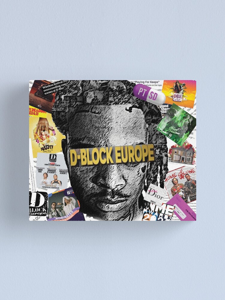 "D BLOCK EUROPE SCRAPBOOK" Canvas Print for Sale by Oneeyedtee | Redbubble