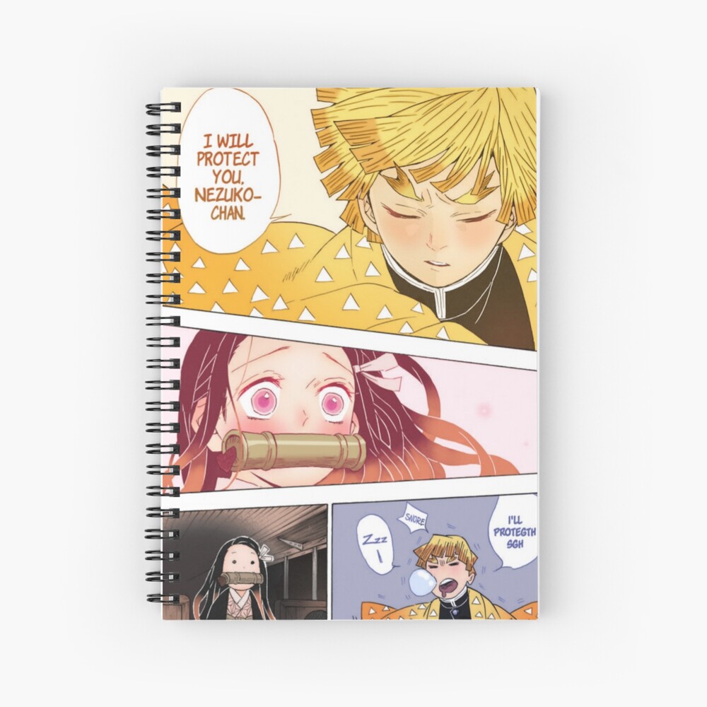 "KNY Manga Color" Spiral Notebook for Sale by umim | Redbubble