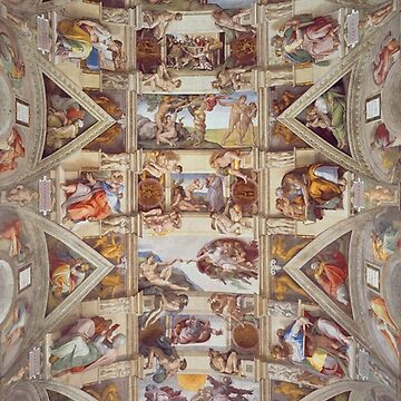 "Sistine Chapel Ceiling" Poster for Sale by CarlsArt | Redbubble