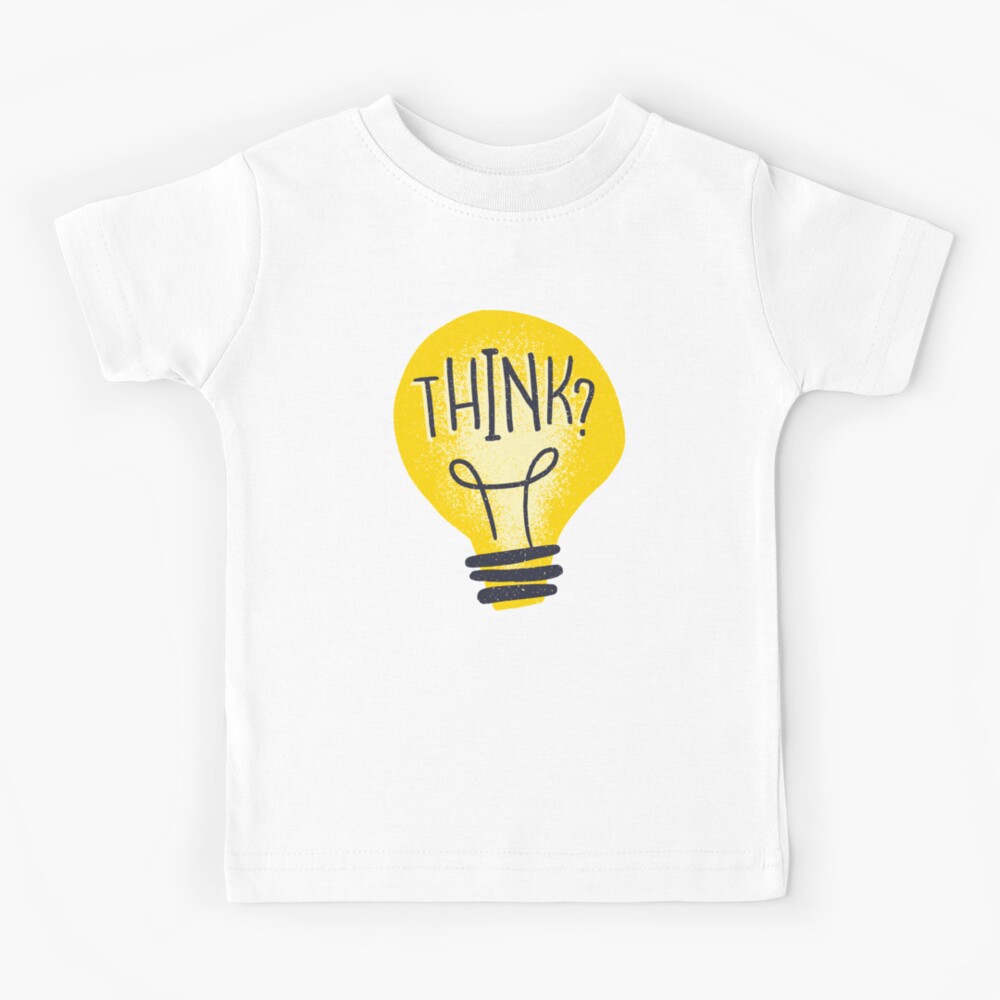 "Light bulb, thinking, idea" Kids T-Shirt for Sale by DerSenat | Redbubble