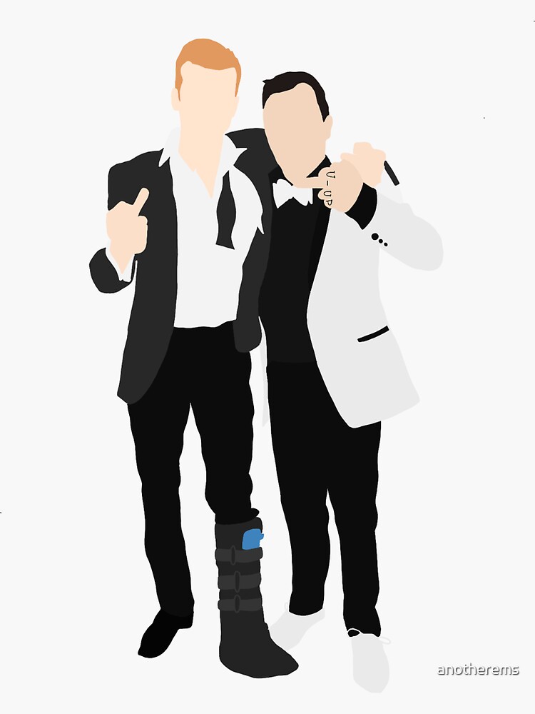 "Ian and Mickey wedding gallavich" Sticker for Sale by anotherems ...