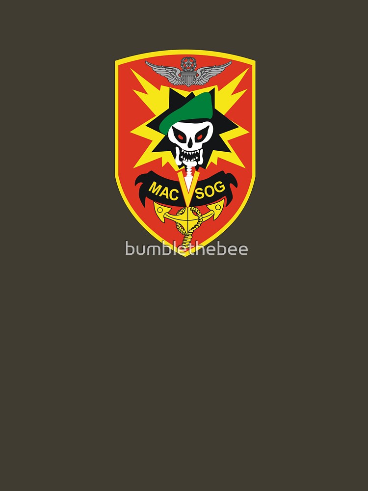 "MACV SOG Vietnam" T-shirt for Sale by bumblethebee | Redbubble ...