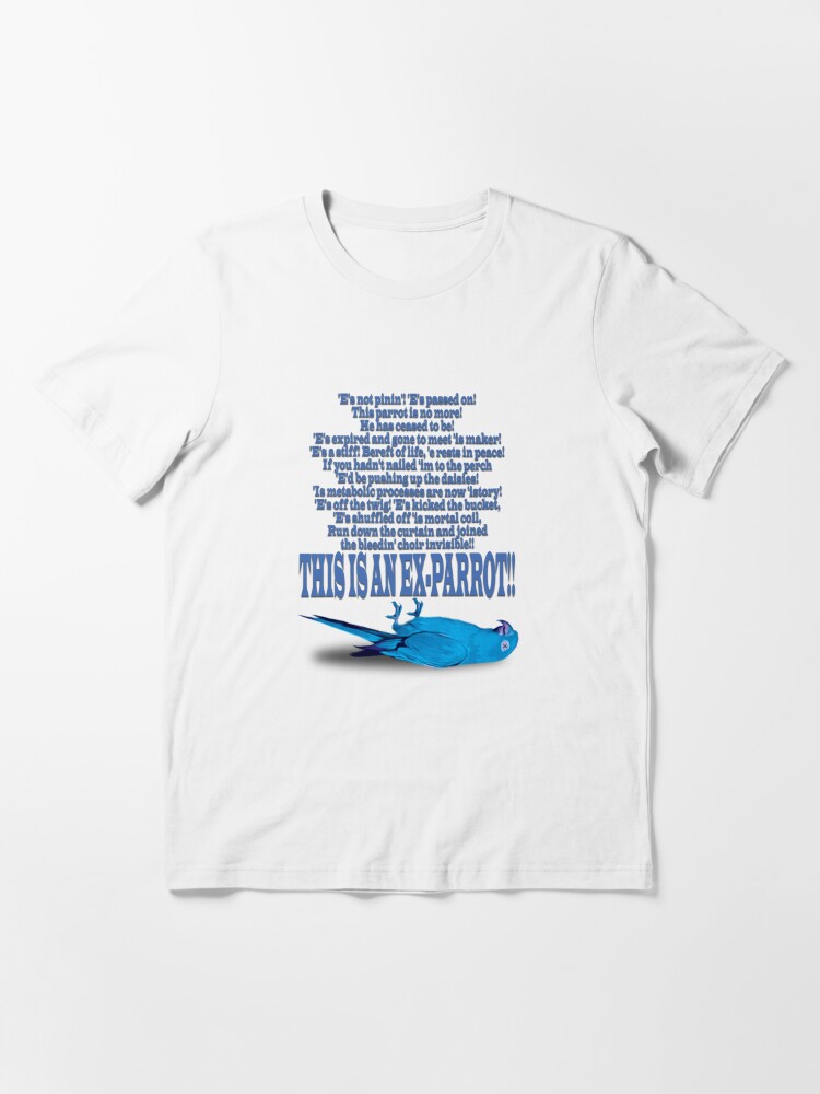 "Ex-Parrot" T-shirt for Sale by BlooMoo | Redbubble | parrot t-shirts ...