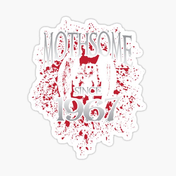 "Mothman - Mothsome Since 1967 - Awesome Moth Man Birthday" Sticker for ...