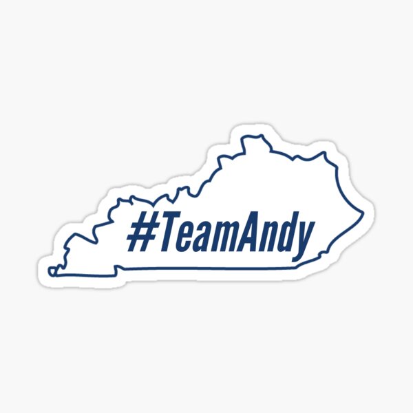 "Team Andy" Sticker for Sale by laurenpcomp33 | Redbubble