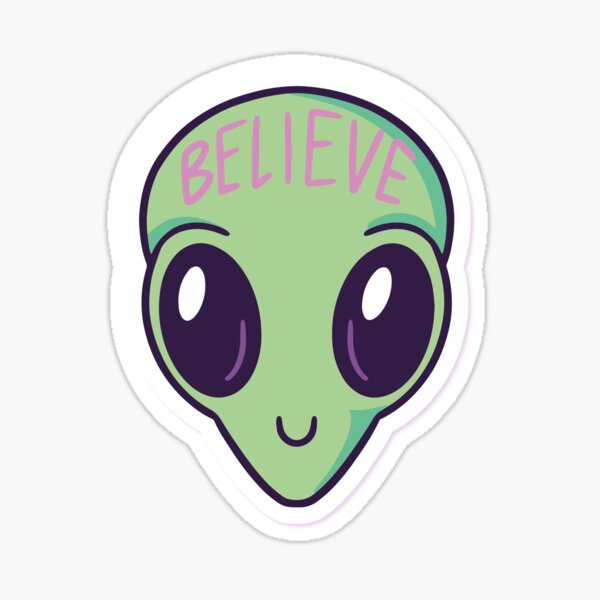 "Cute alien" Sticker by Mandy-Kuijper | Redbubble