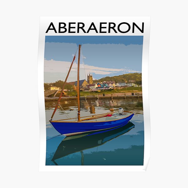 "Vintage Style Aberaeron Poster" Poster for Sale by Walk-aholics ...