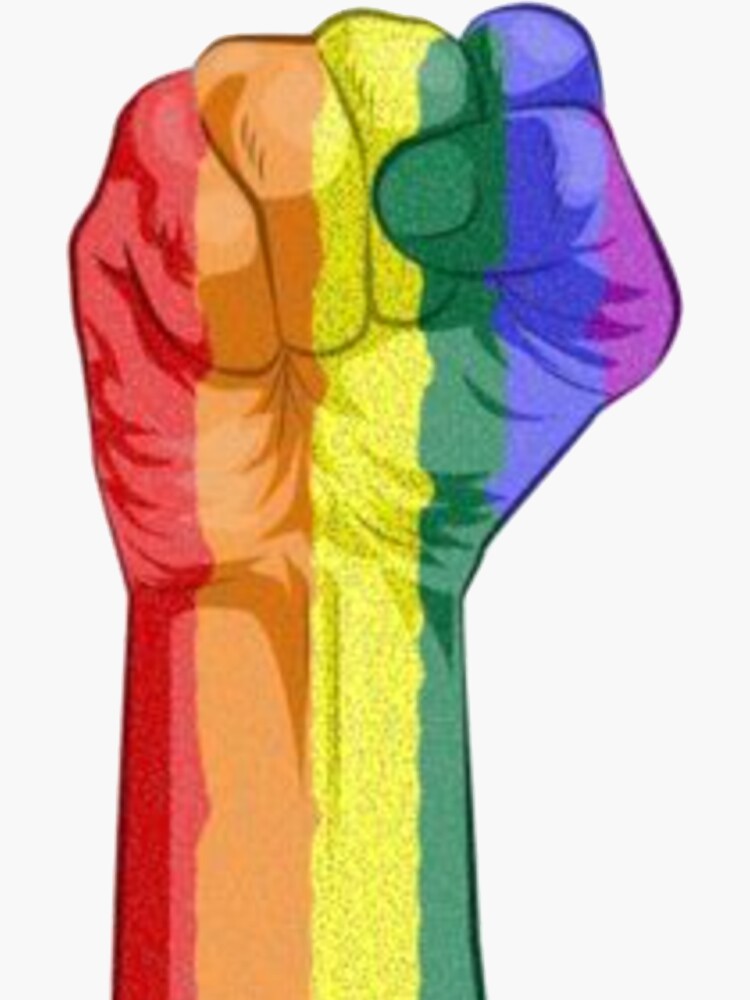 "Pride Fist" Sticker for Sale by ThatDesignGuy | Redbubble