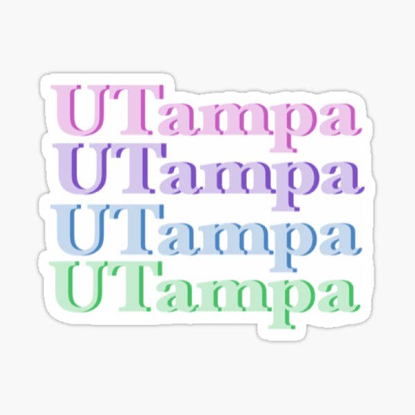 "Pastel UTampa" Sticker for Sale by hope-fish | Redbubble
