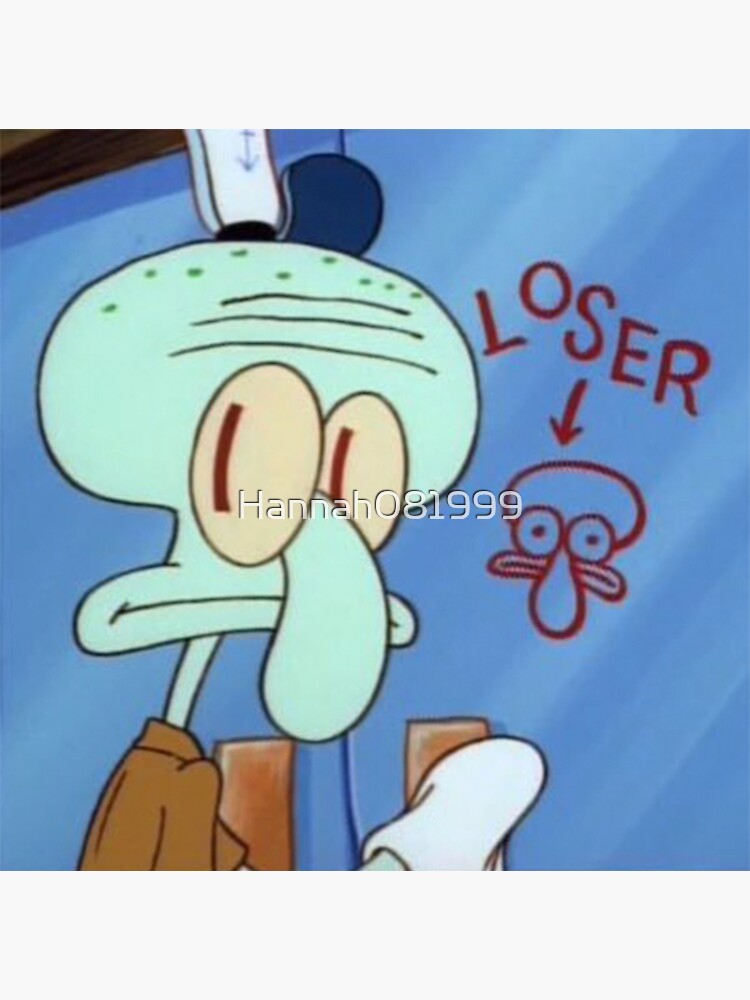 "Loser reaction meme" Sticker for Sale by Hannah081999 | Redbubble