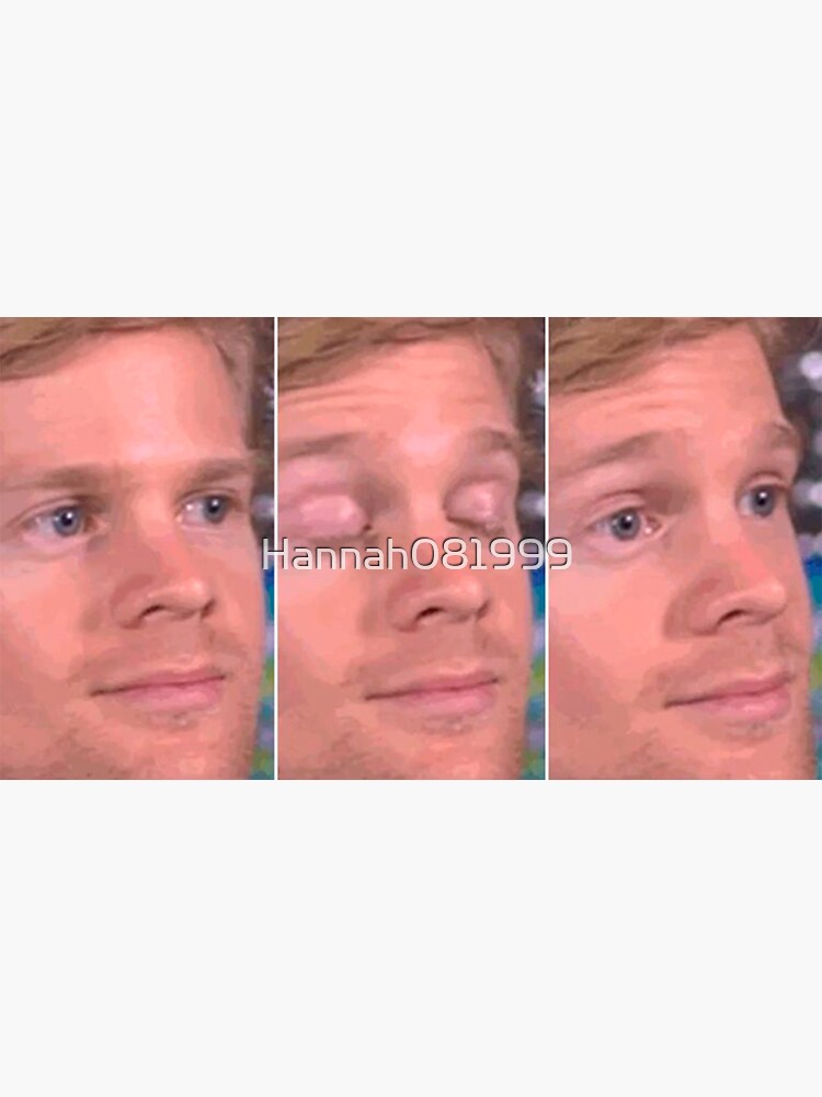 "shook meme reaction" Sticker for Sale by Hannah081999 | Redbubble