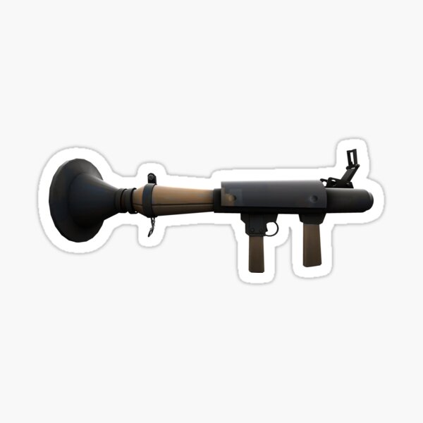 "TF2 Soldier Rocket Launcher Weapon" Sticker by burba | Redbubble