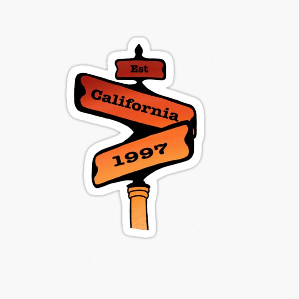 "Est 1997" Sticker by samdunnettt | Redbubble