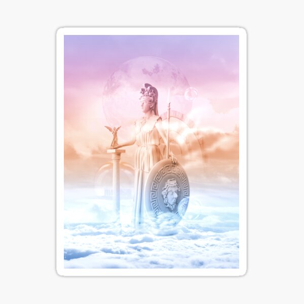 "ATHENA" Sticker for Sale by Archiefox | Redbubble