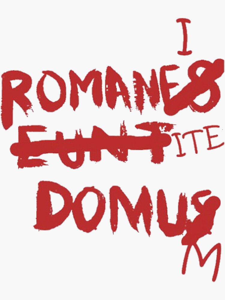"Romanes Eunt Domus" Sticker for Sale by ButterfliesT | Redbubble