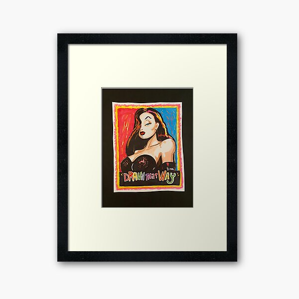 "Jessica Rabbit" Framed Art Print for Sale by brianmelody | Redbubble