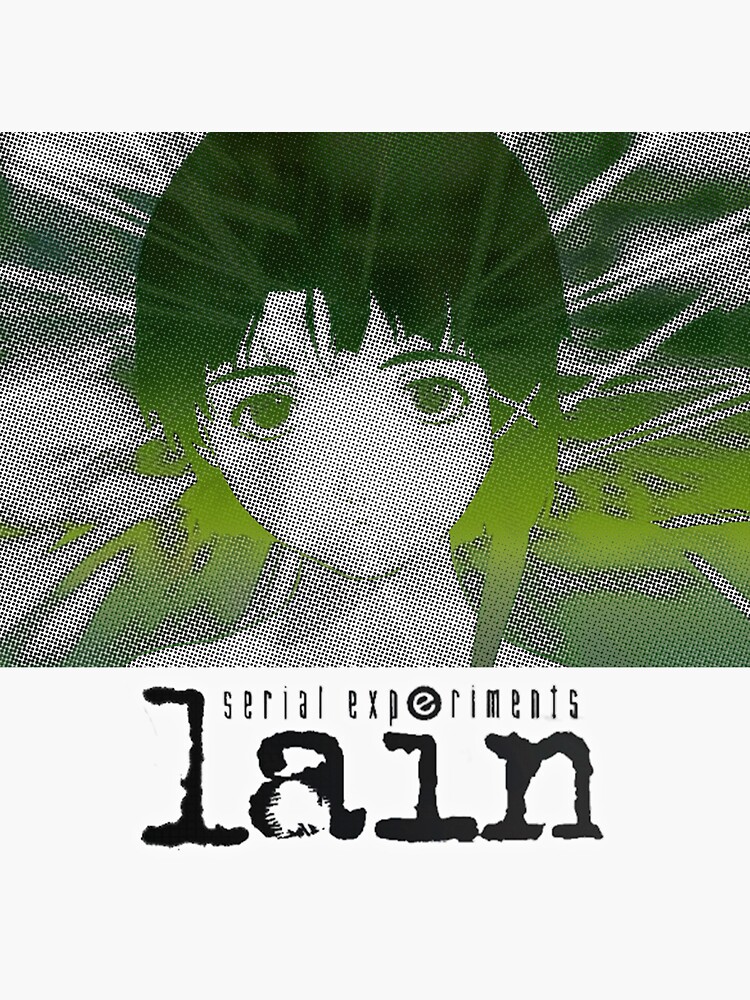 "Serial Experiments Lain" Sticker by DataDumb | Redbubble