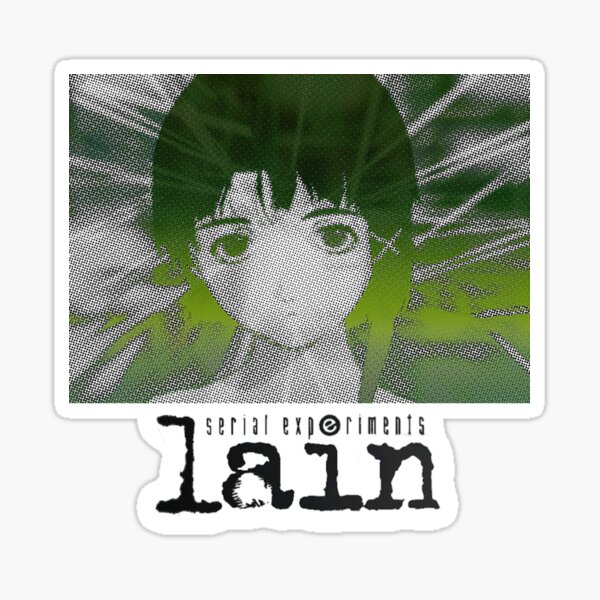 "Serial Experiments Lain" Sticker by DataDumb | Redbubble