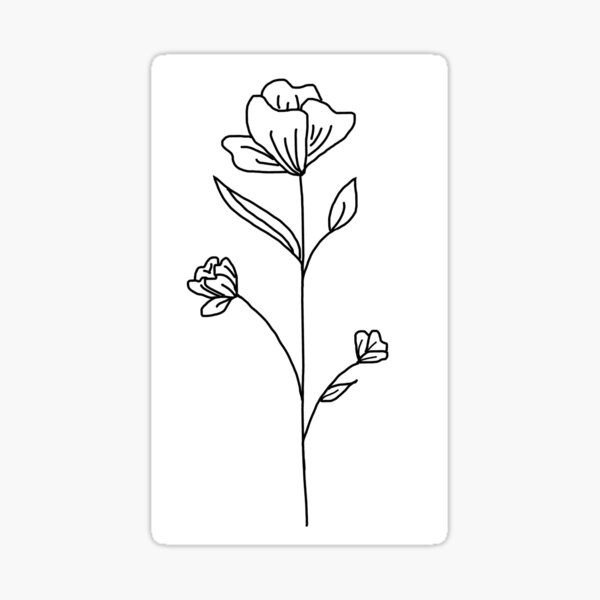 "Blooming Flower" Sticker for Sale by courtneyz123 | Redbubble