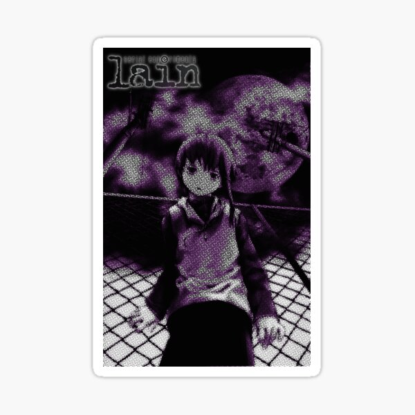 "Serial Experiments Lain" Sticker for Sale by DataDumb | Redbubble