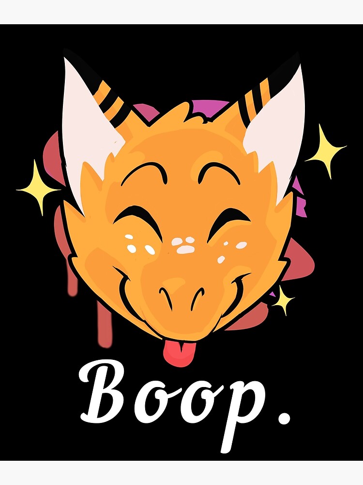 "Boop. A dragon fursona" Poster by VHusky | Redbubble