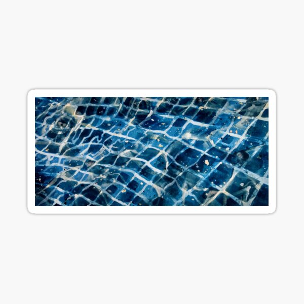 "Diving Pool" Sticker for Sale by Sadie-Art | Redbubble