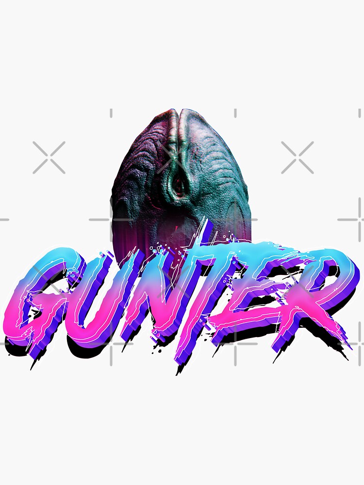 "Gunter Alien Egg" Sticker by McPod | Redbubble