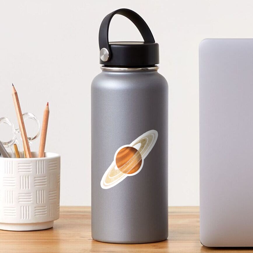 "Saturn Planet Sticker" Sticker by slocklearart | Redbubble