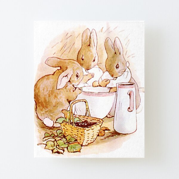 "Flopsy, Mopsy and Cottontail" Mounted Print for Sale by AmyOlsen ...