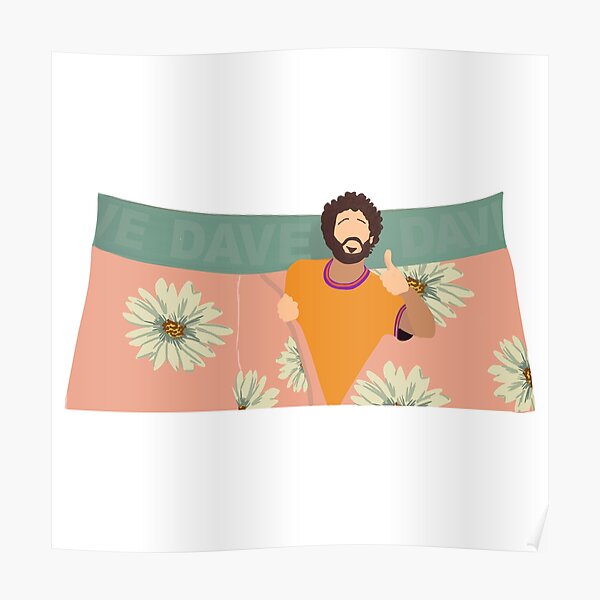 "DAVE" Poster for Sale by rileyshack | Redbubble