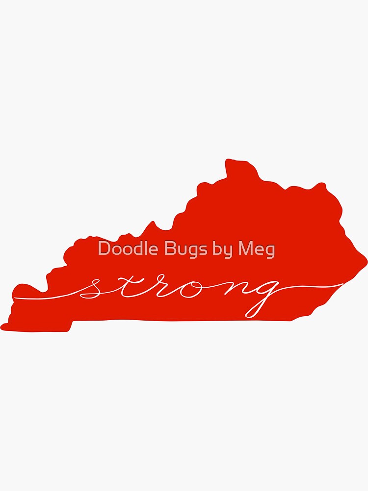 "KY Strong Sticker" Sticker by DoorCandybyMeg | Redbubble