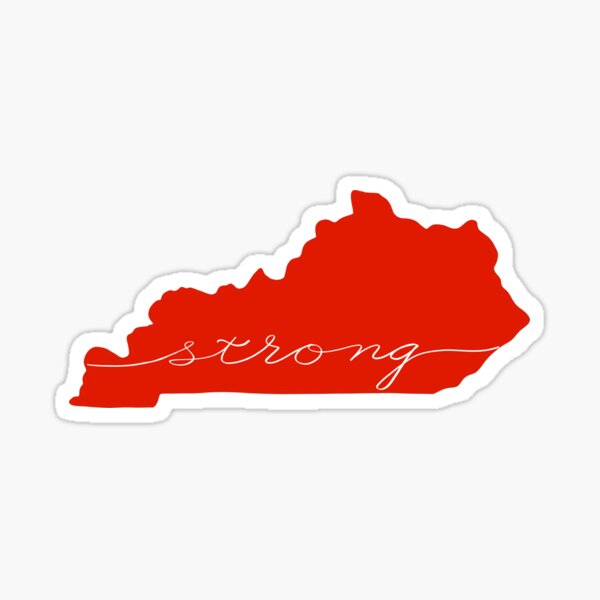 "KY Strong Sticker" Sticker by DoorCandybyMeg | Redbubble