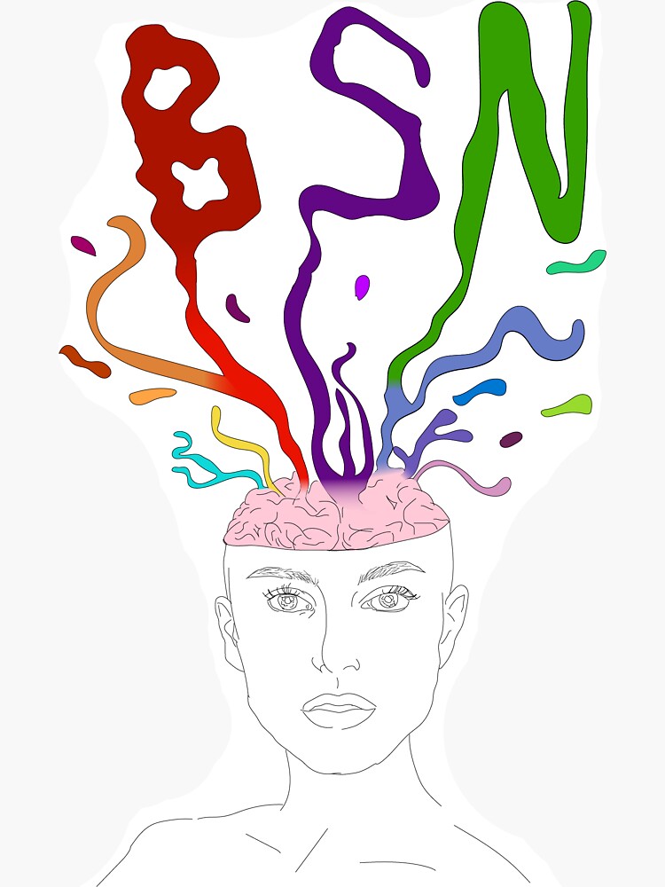 "Exploding Head " Sticker for Sale by ucincybsn | Redbubble