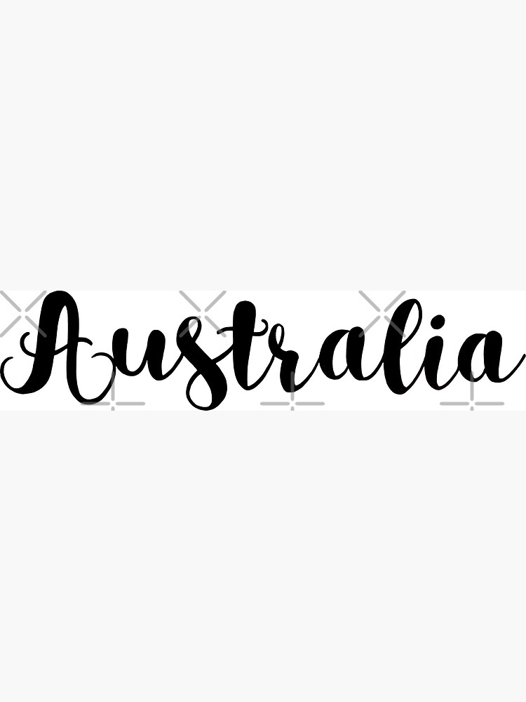 "Australia lettering" Poster for Sale by dreamtravel | Redbubble