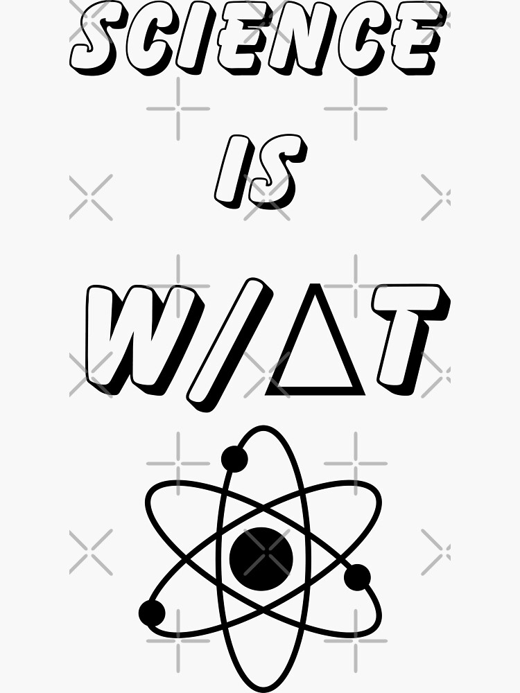 "Science is Power!" Sticker for Sale by anotherfiction | Redbubble