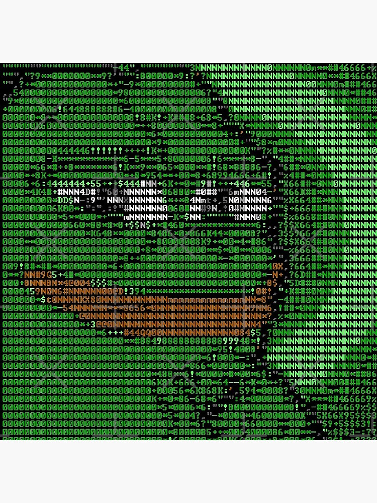 "Pepe The Frog Smug Face Meme Ascii Text Graphic Computer Retro Green ...