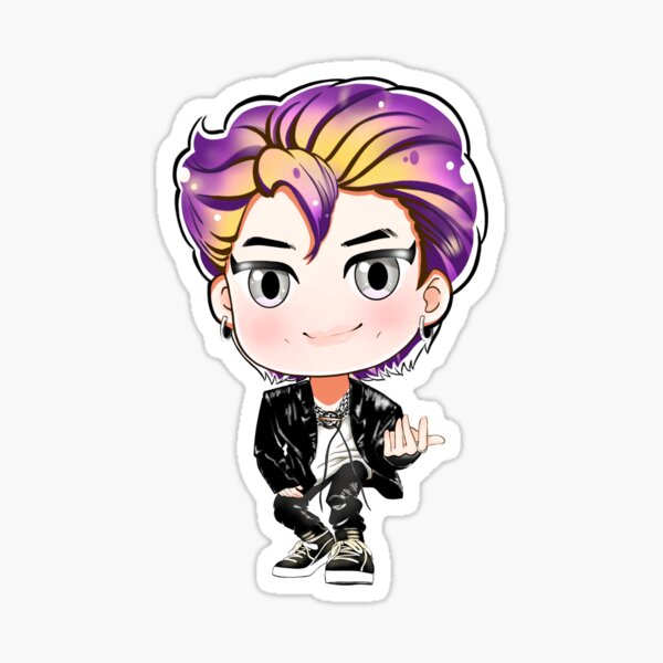 "BTS RM - Nam Joon CHIBI" Sticker for Sale by chibibyjean | Redbubble