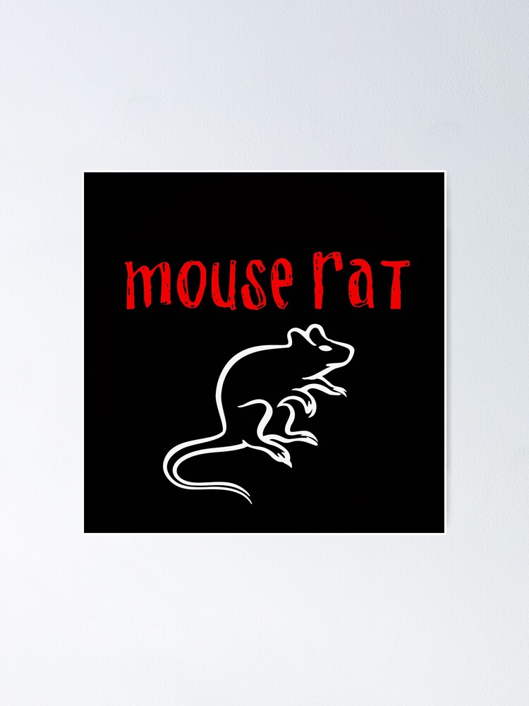 "Mouse Rat Logo - Parks and Rec" Poster by NikkiMouse82 | Redbubble