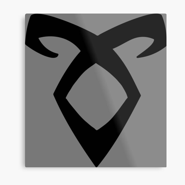 Lámina metálica «Runa de poder angelical - Cazadores de sombras» de ...