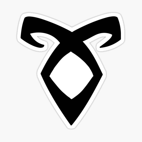 Pegatina «Runa de poder angelical - Cazadores de sombras» de ...