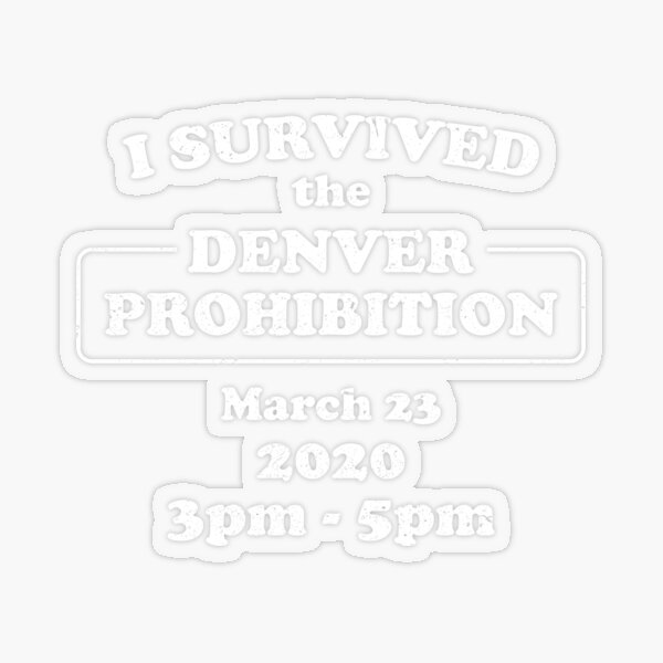 Prohibition Stickers | Redbubble